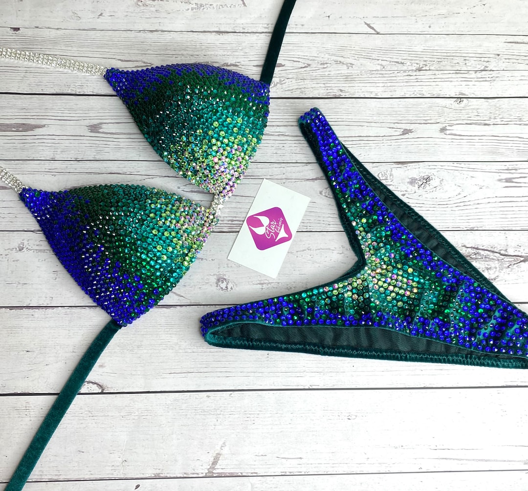 Bikini Fitnessbikini Competition IFBB Fitnessbikini Swimsuit - Etsy