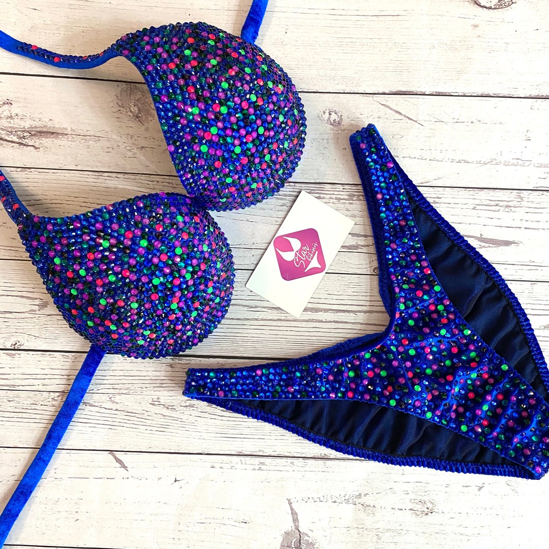 Bikini Fitnessbikini Competition IFBB Fitnessbikini Swimsuit - Etsy