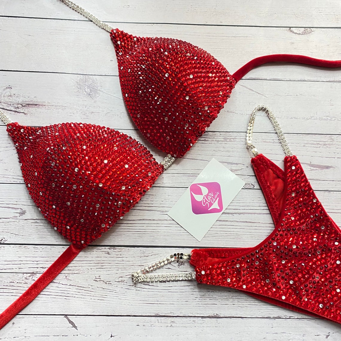 Bikini Fitnessbikini Competition IFBB Fitnessbikini Swimsuit - Etsy