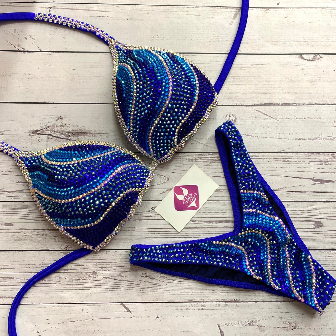 Bikini Fitnessbikini Competition IFBB Fitnessbikini Swimsuit - Etsy