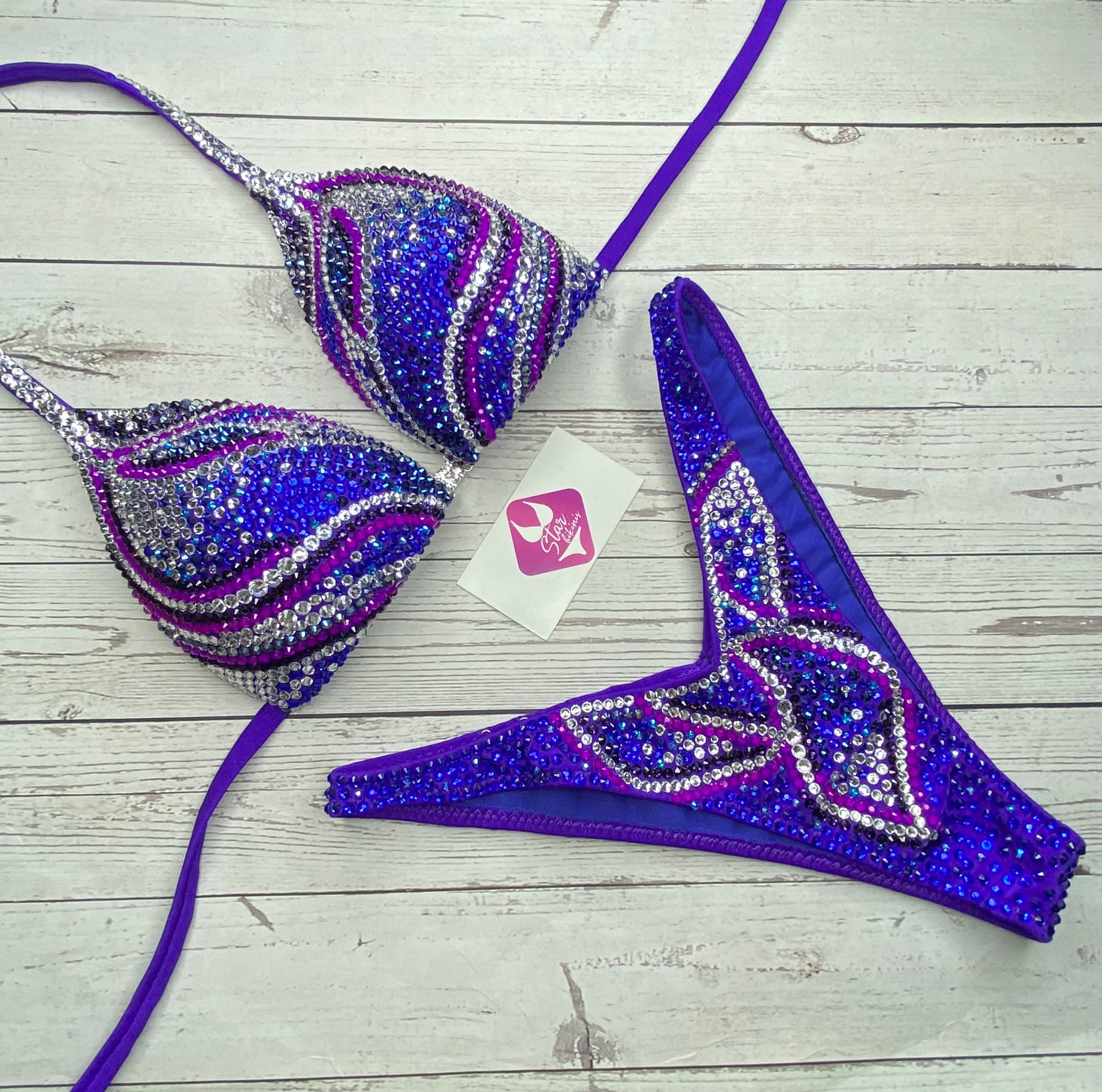 Bikini Fitnessbikini Competition IFBB Fitnessbikini Swimsuit - Etsy