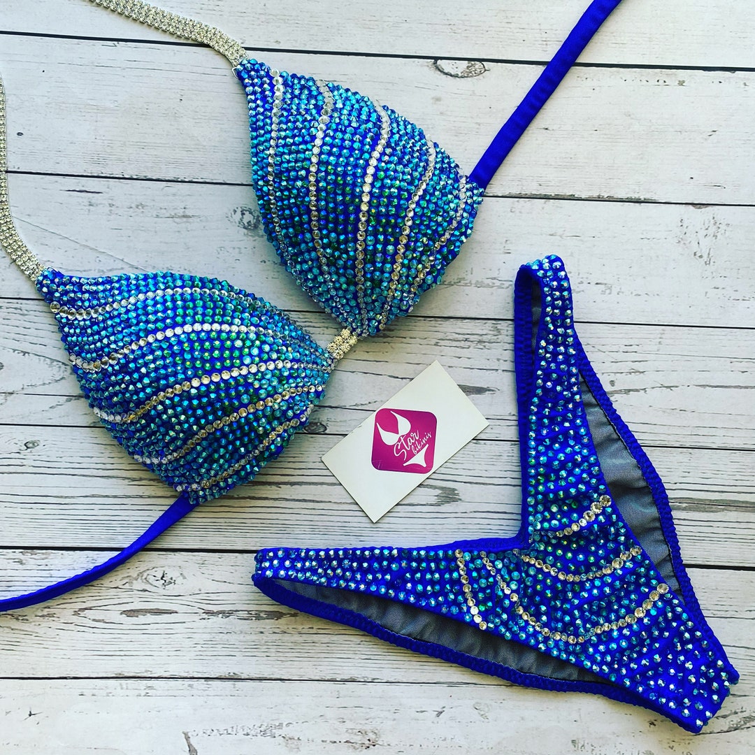 Bikini Fitnessbikini Competition IFBB Fitnessbikini Swimsuit - Etsy