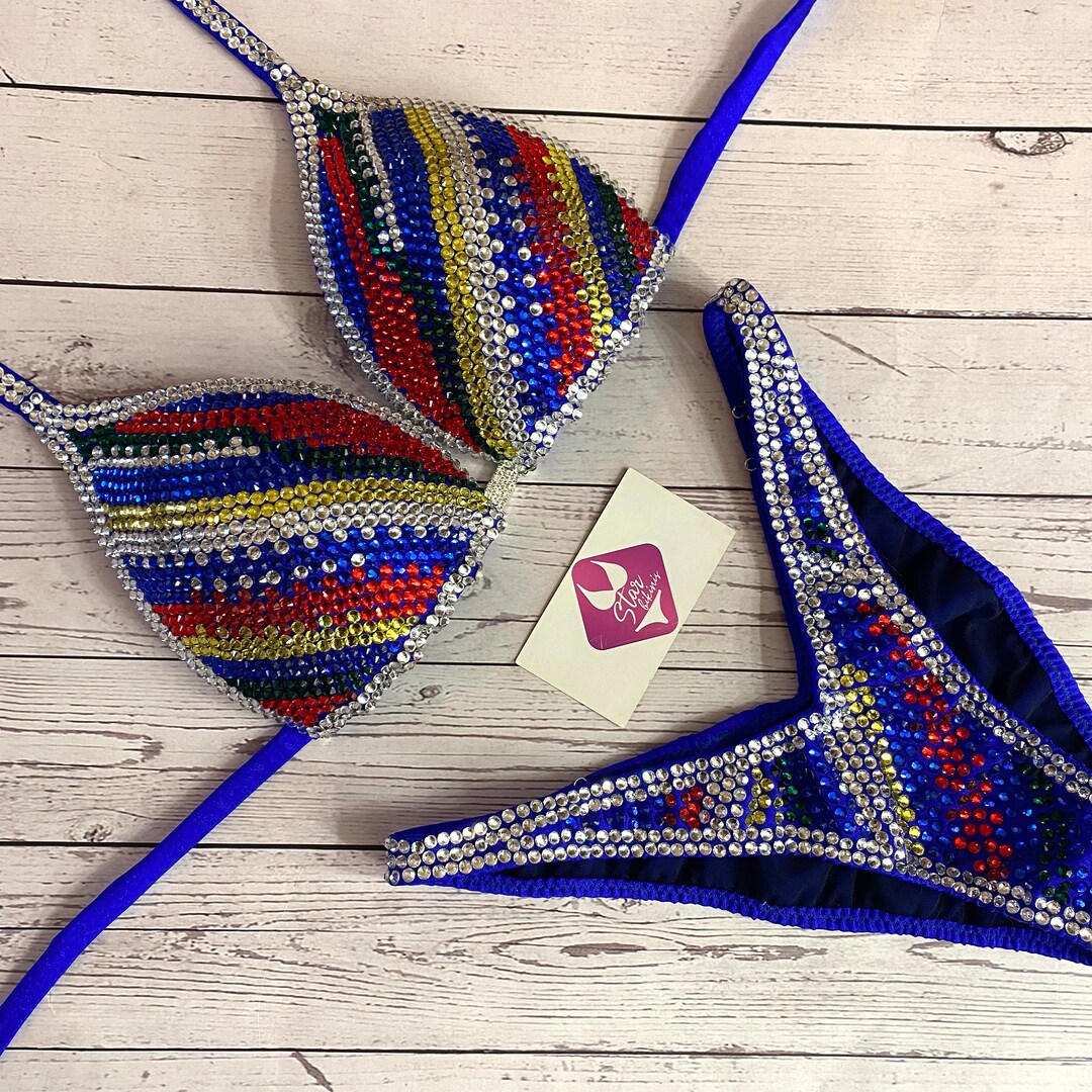 Bikini Fitnessbikini Competition IFBB Fitnessbikini Swimsuit - Etsy