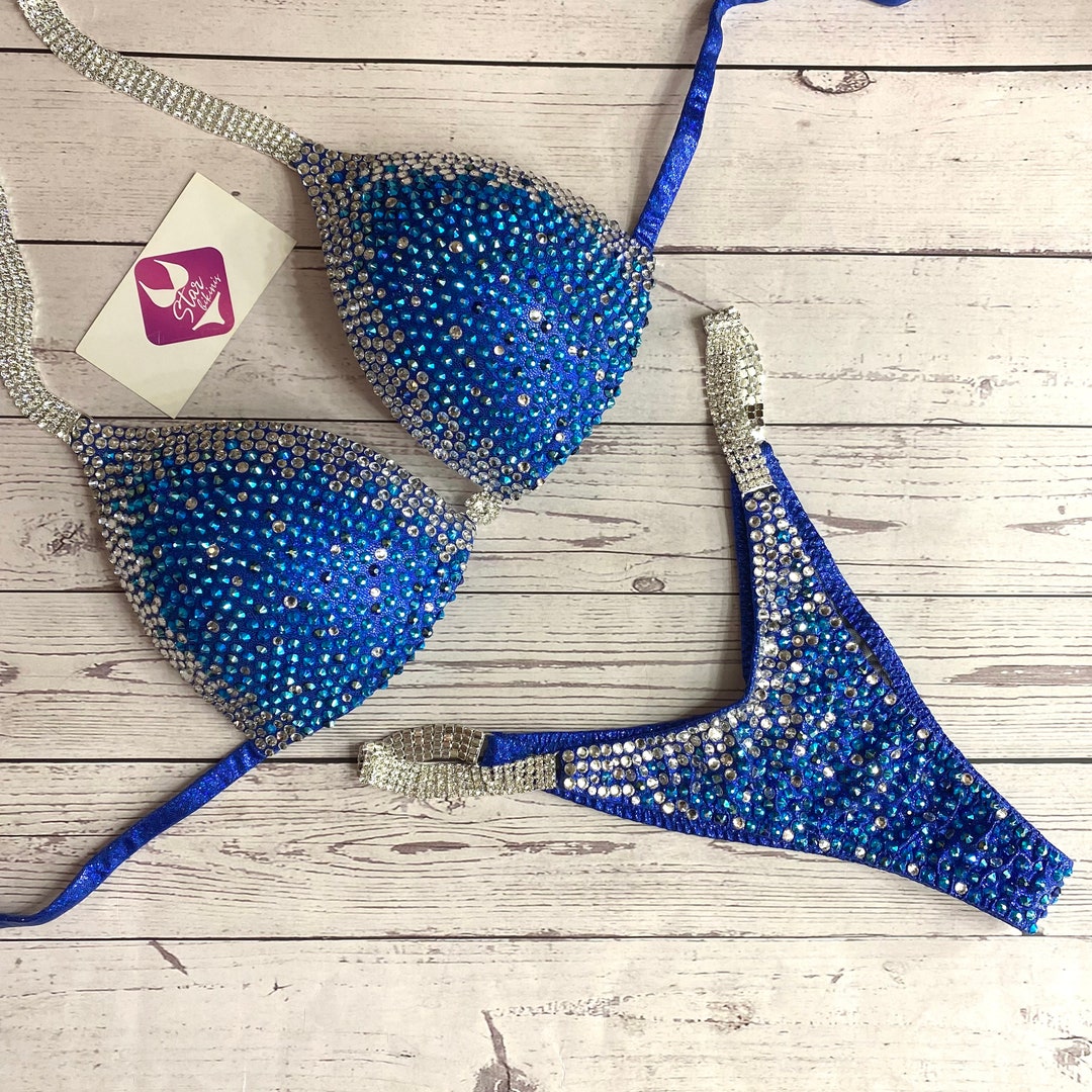 Bikini Fitnessbikini Competition IFBB Fitnessbikini Swimsuit - Etsy