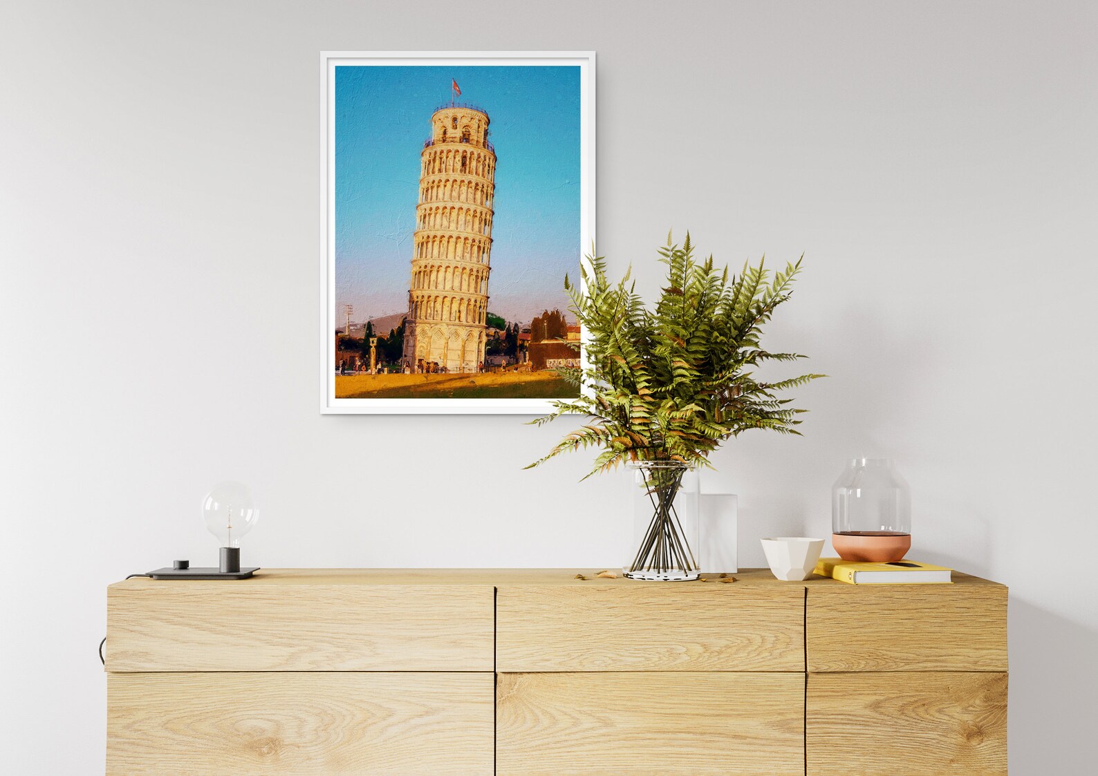 Leaning Tower of Pisa Wall Art, Pisa Poster Print, Italian Wall Decor ...