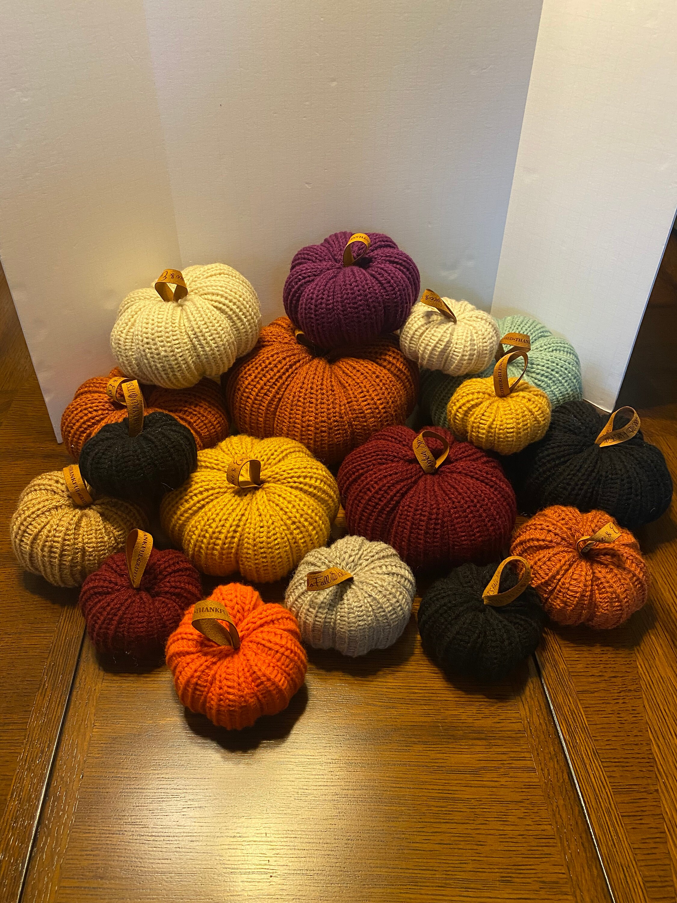 Extra Large Knit Pumpkin - Etsy