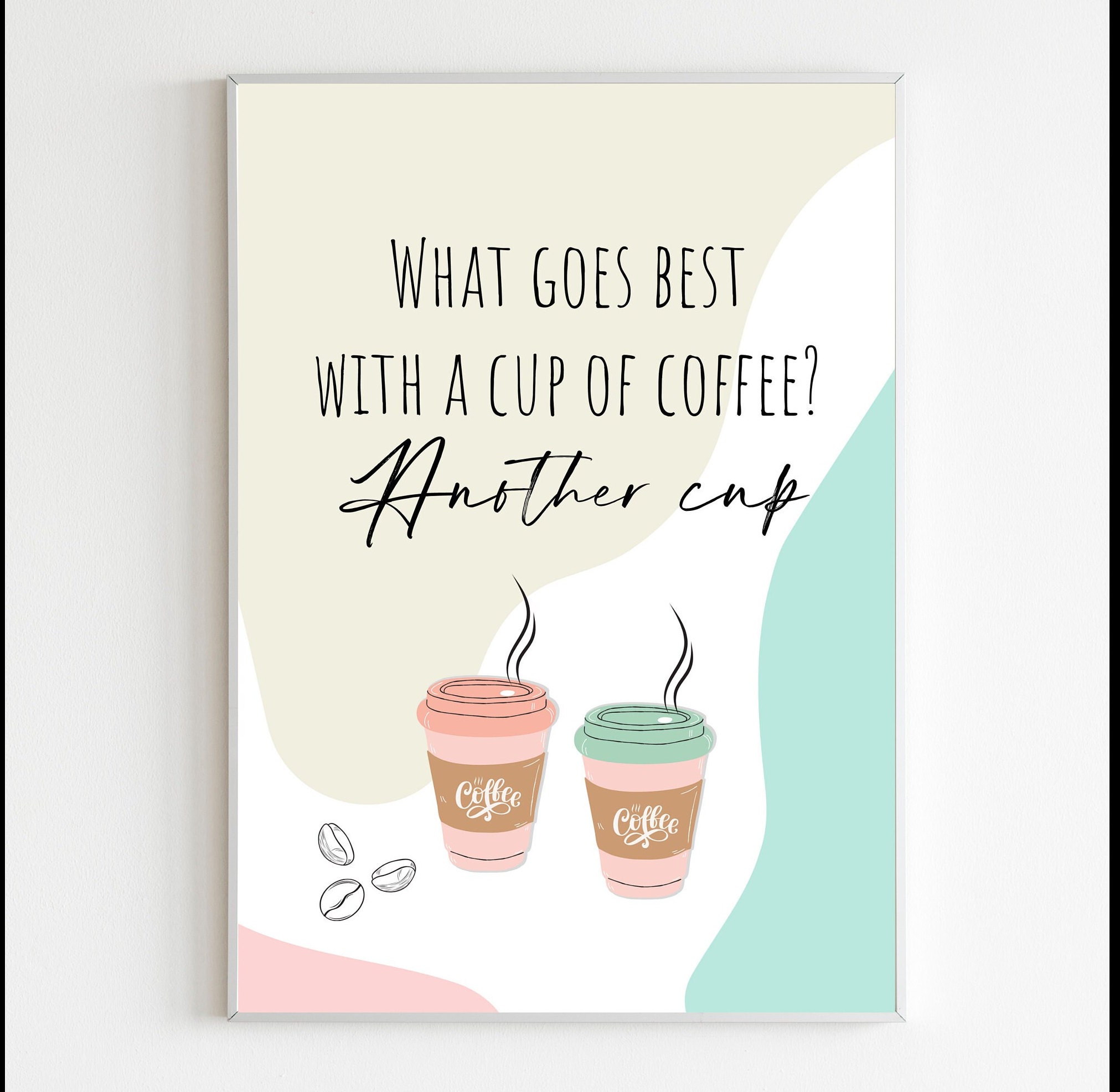 Printable Art Sheets, 3 Different Designs to Frame, Positive Phrases ...