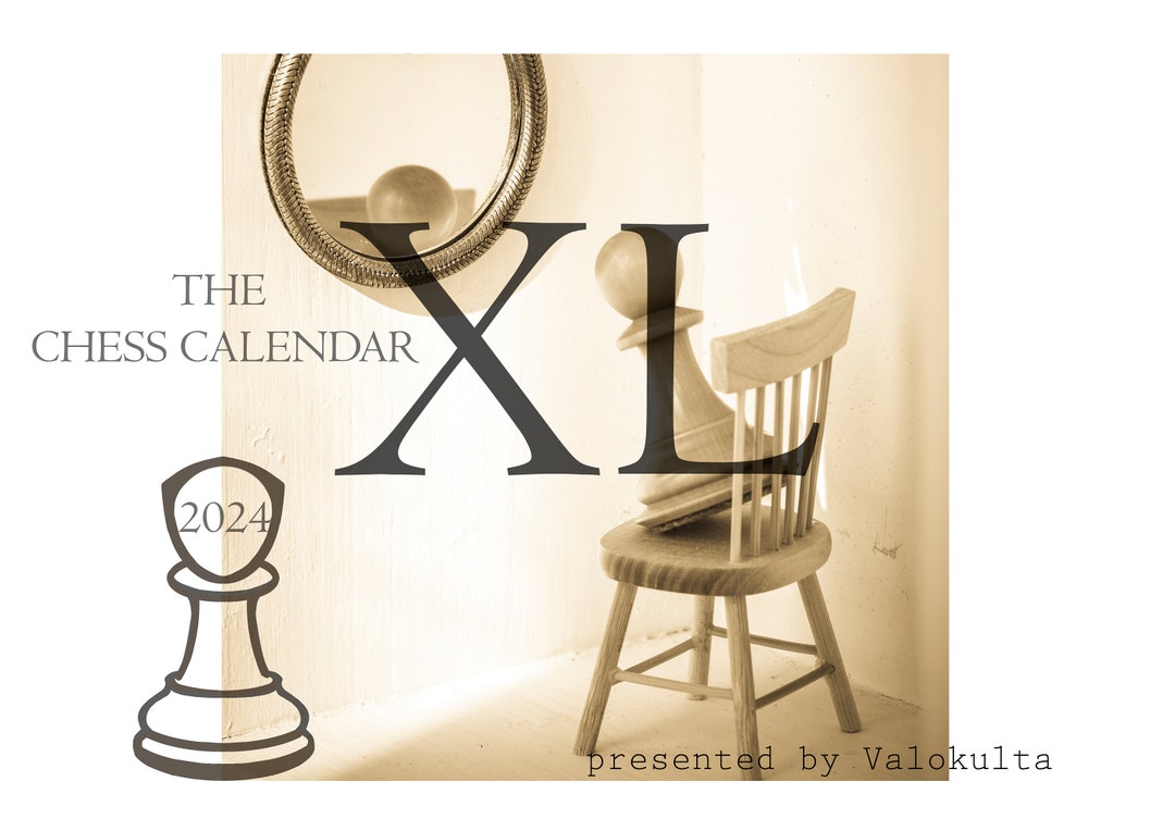 The BIG Chess Art Calendar 2024 42x 297cm - Etsy UK