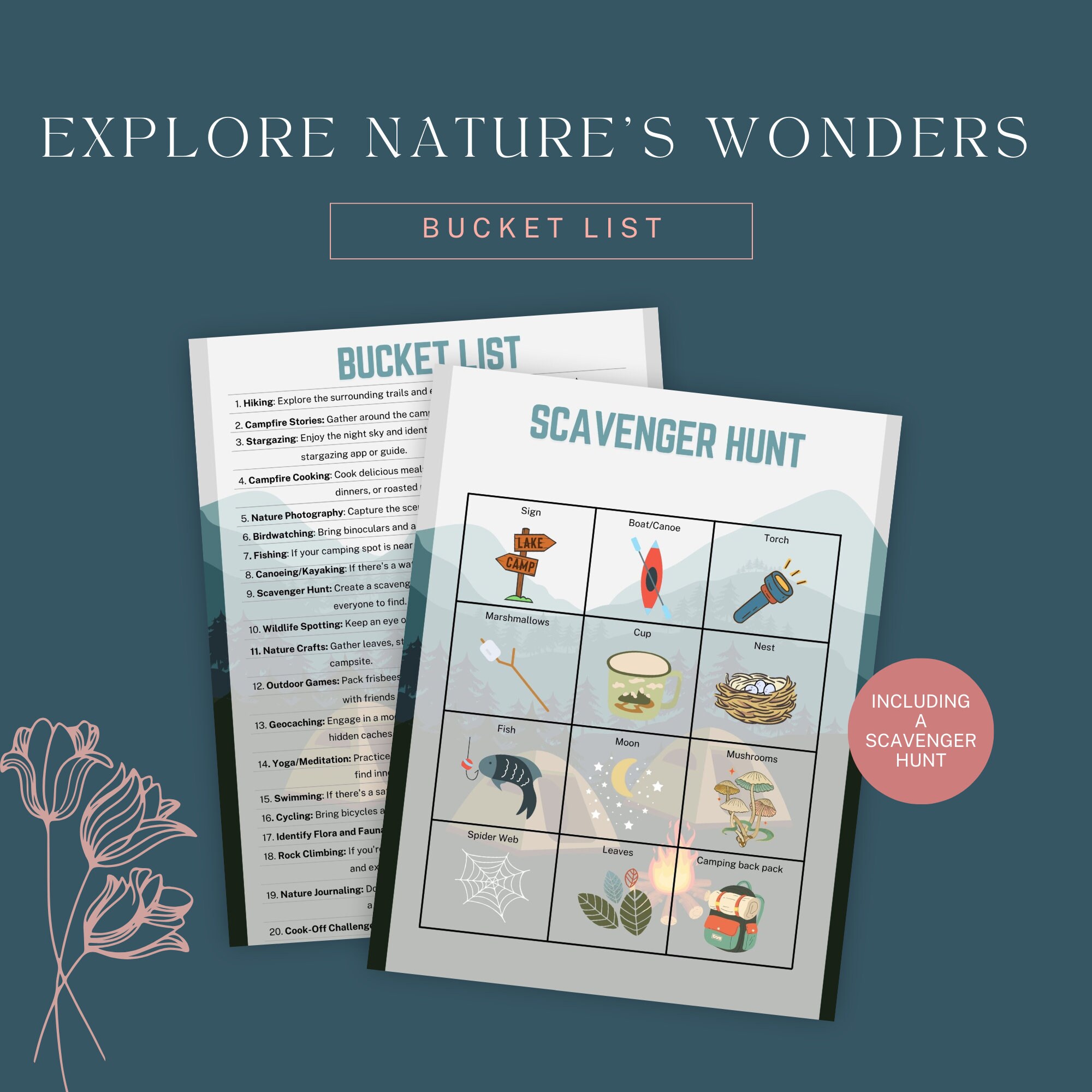 Ultimate Printable Camping Bundle | Camping Checklist, Journal, Meal ...