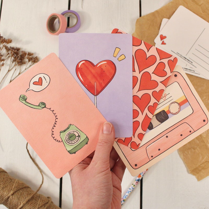 Love Postcard - Etsy