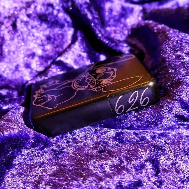 Stitch Lighter Lilo y Stitch personalizado Flip Black Petrol - Etsy México