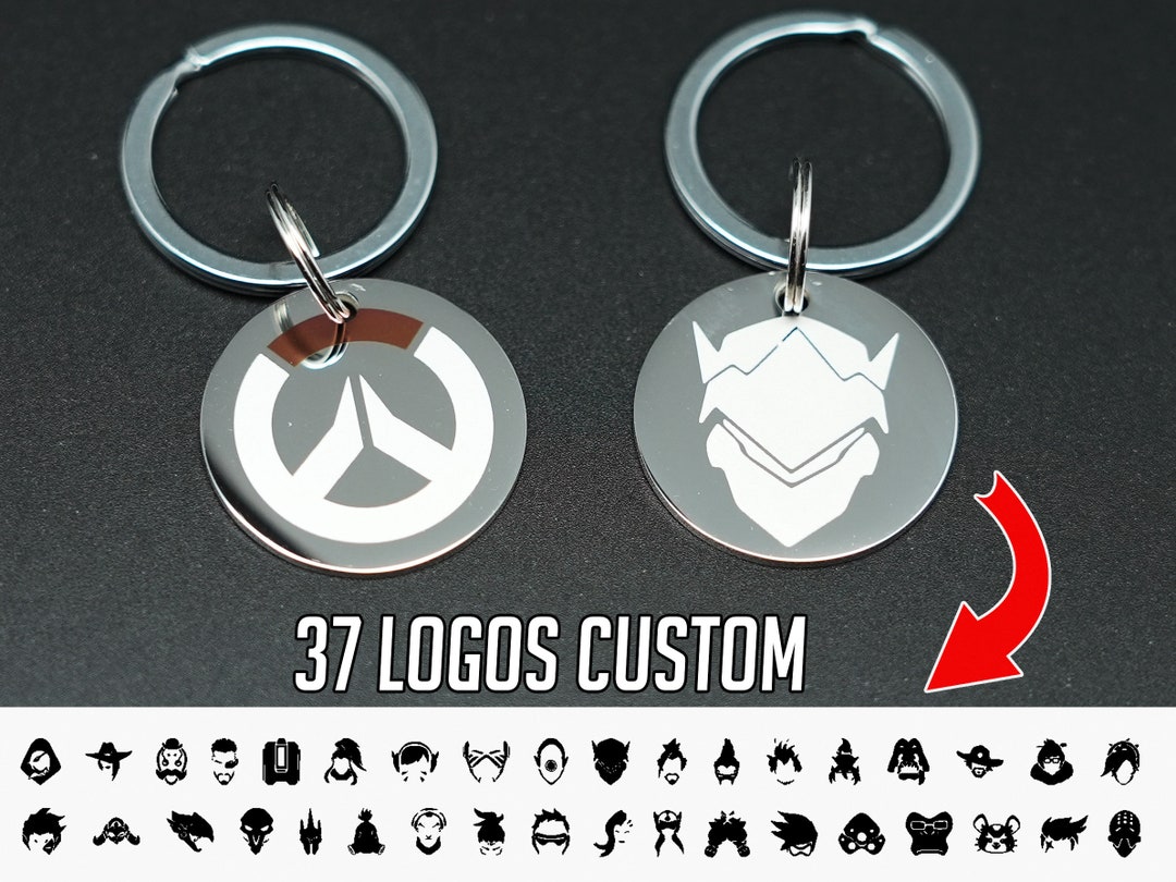 Overwatch 2 Personalized Hero Logo Keychain Polished - Etsy UK