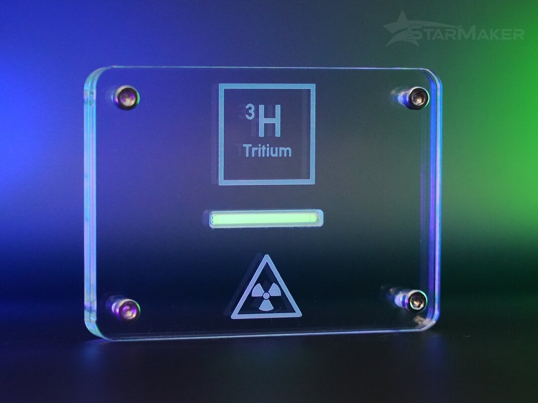 Radio Isotope Hydrogen 3 Gas Tube Beta Light Self Glowing - Etsy Australia