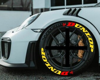 Dunlop Tire Stickers - Etsy