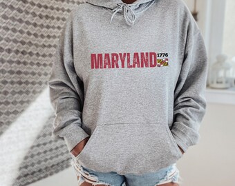 Md State Hoodie - Etsy