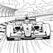 Formula 1 Coloring Book for Kids and Adults - Etsy