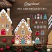 Interchangeable Design Your Own Gingerbread House, Cute Kid Christmas ...