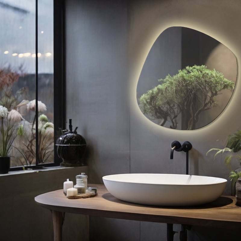 Asymmetrical Mirror - Etsy