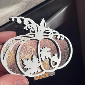 Handcrafted Maple Leaf and Acorn Pumpkin - Set of 5 - Rustic Fall ...