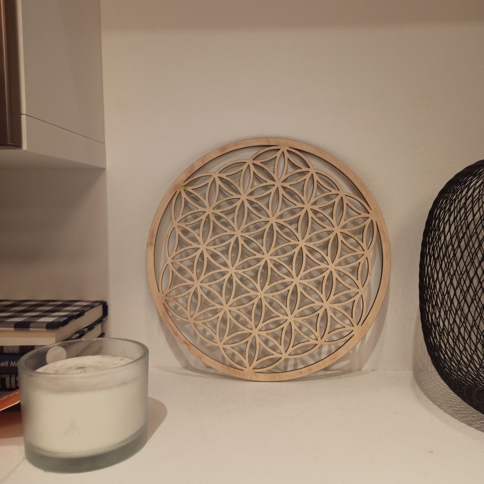 Flower of Life, Flower of Life Coasters, Wooden Flower of Life, Yoga ...