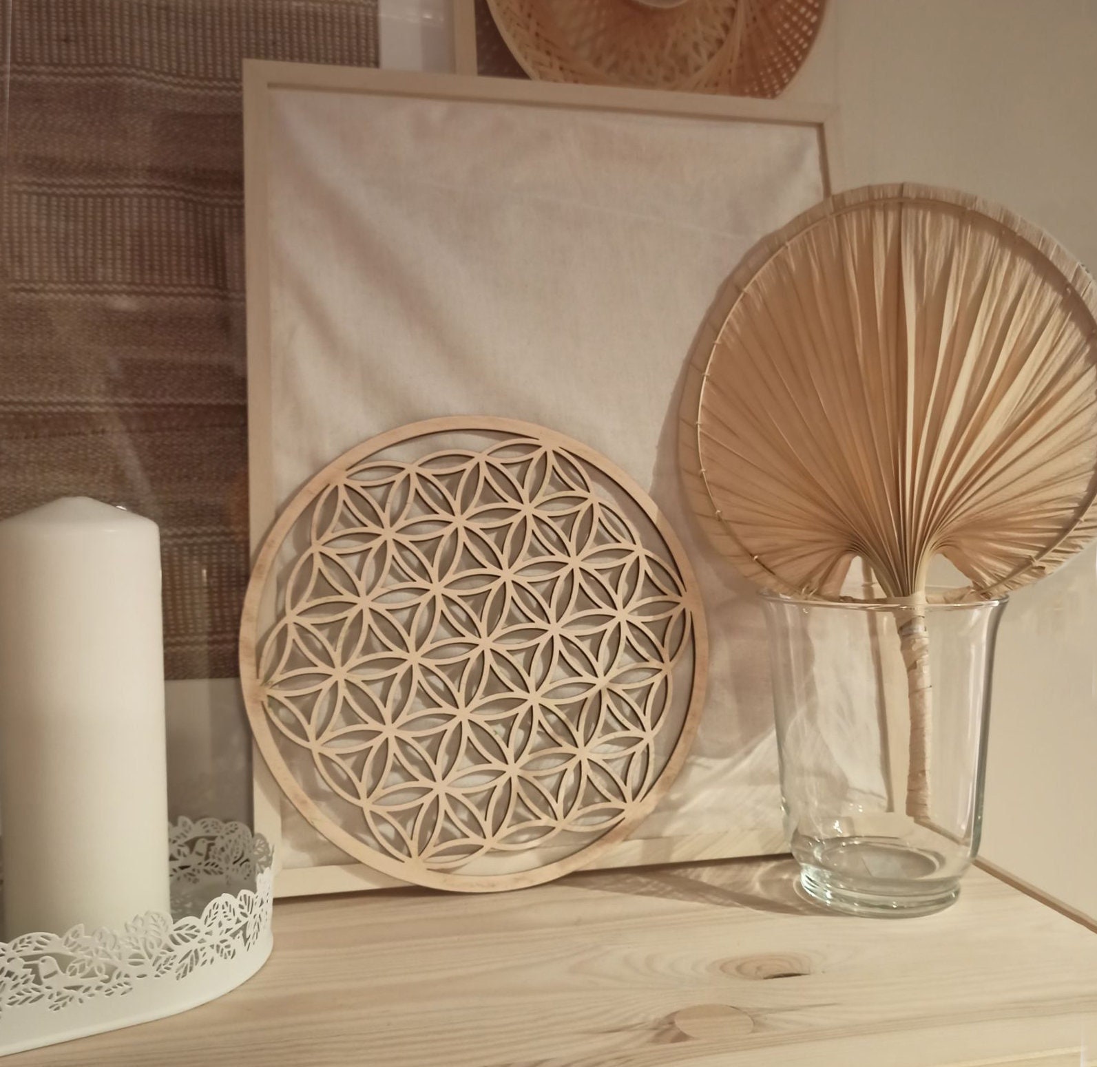 Flower of Life, Flower of Life Coasters, Wooden Flower of Life, Yoga ...