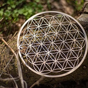 Flower of Life, Flower of Life Coasters, Wooden Flower of Life, Yoga ...