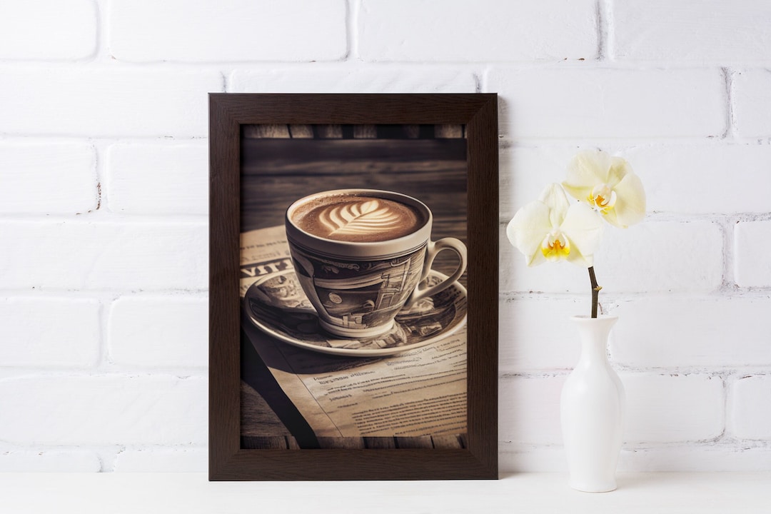 Vintage Coffee Printable Artwork Retro Coffee Latte Poster - Etsy