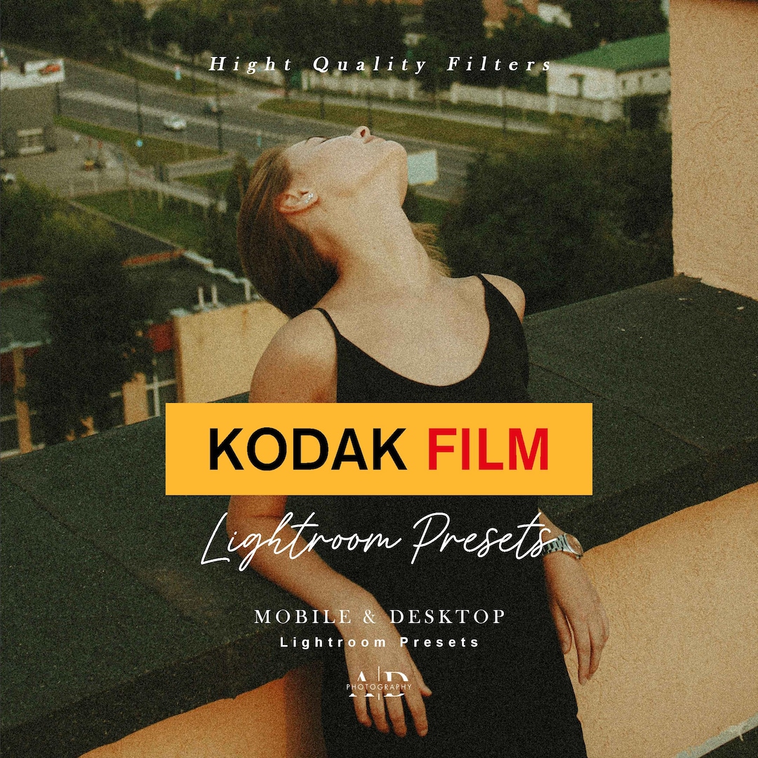 4 Kodak Lightroom Presets | Premium Film Looks | Vintage, Retro, Warm ...