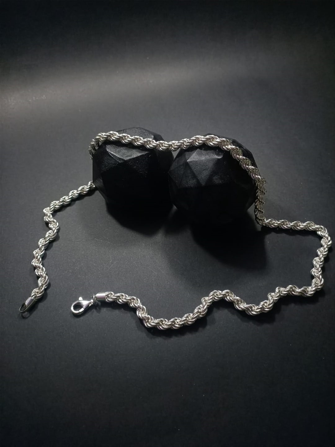 Silver Rope Chain for Men, Rope Chain for Women, Twisted Rope Chain ...