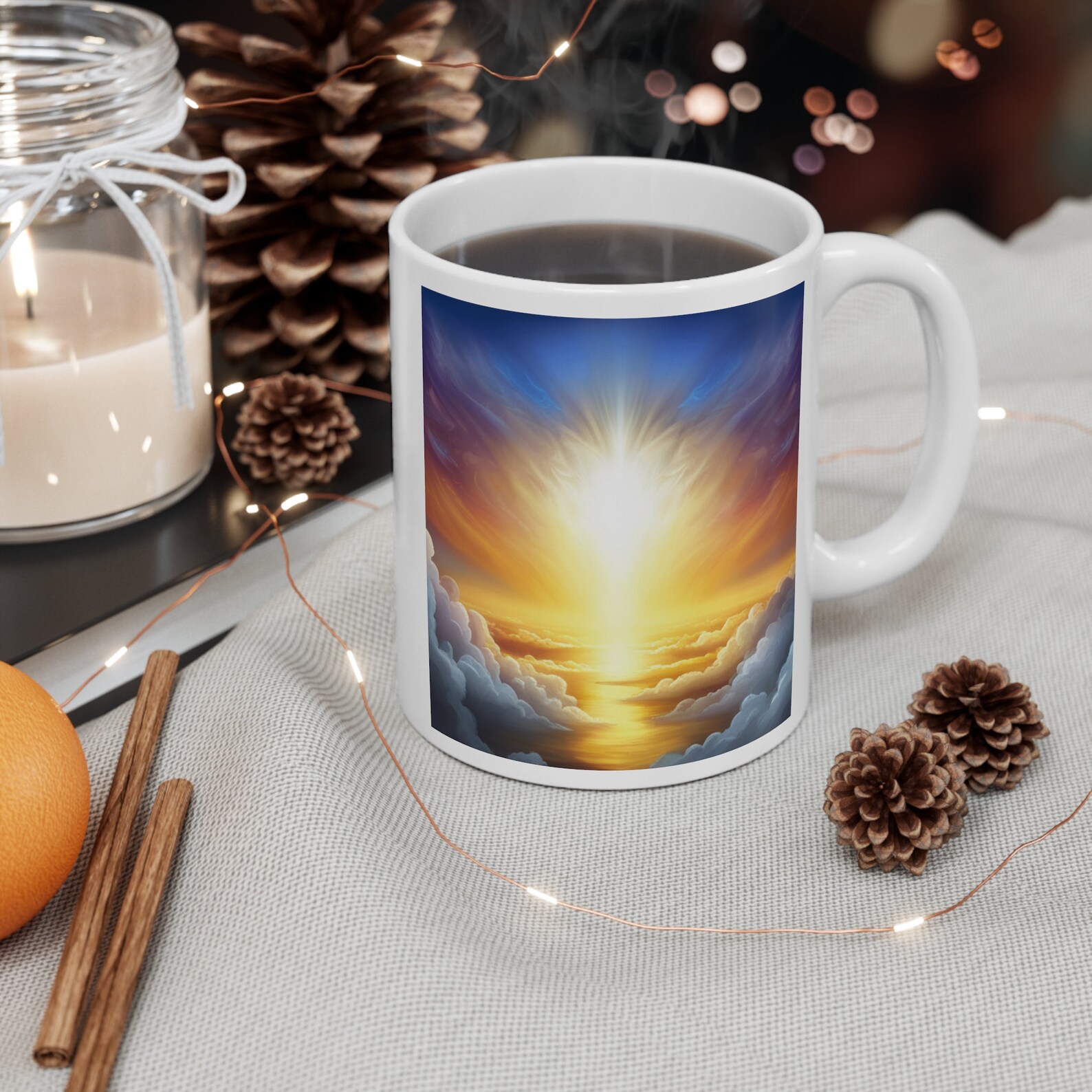 Mug 11oz, Heaven on Earth Intention, Affirmation, Spiritual, High ...