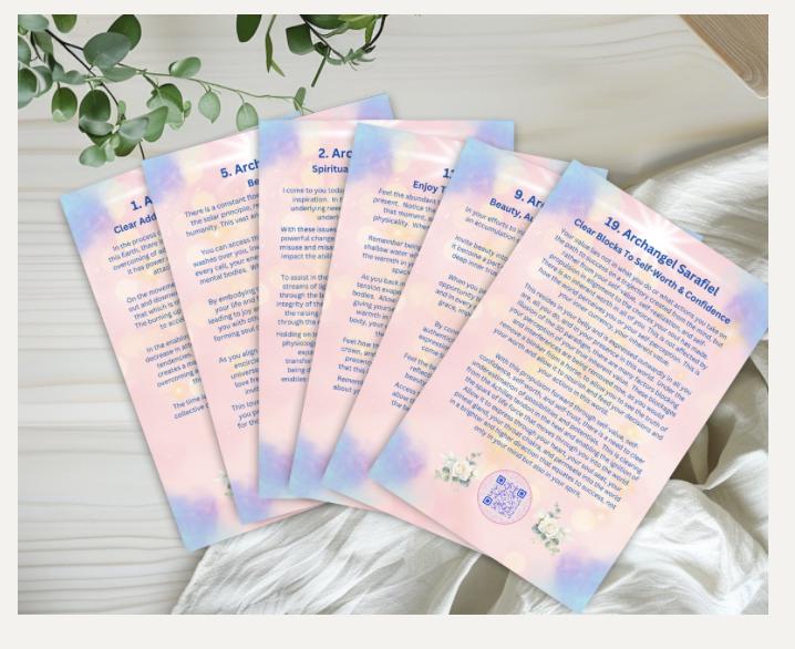 Groundbreaking Angel Light Codes Healing & Ascension Card Deck, 44 ...