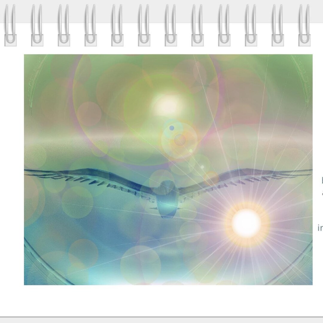 High Vibrational 2026 Angel Light Code Desk Calendar, Light Encoded ...