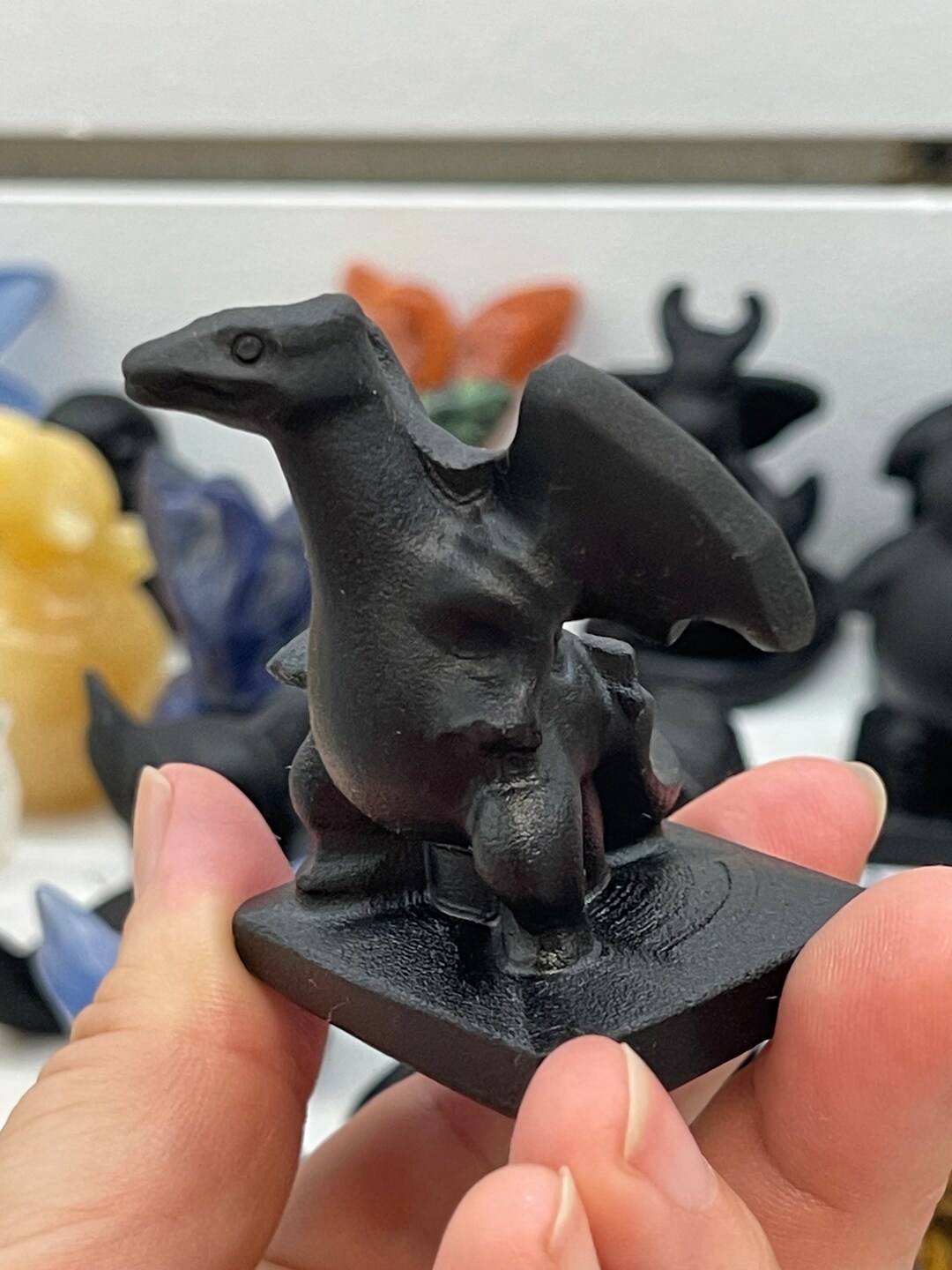Obsidian Charizard Pokemon Carving - Etsy