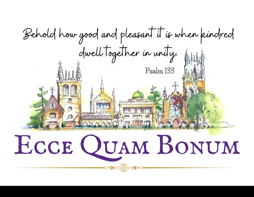 Behold How Good- | Ecce Quam Bonum | Psalm 133 | Christian Bible Verse ...