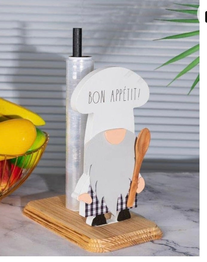 Rae Dunn Paper Towel Holder Gnome - Etsy
