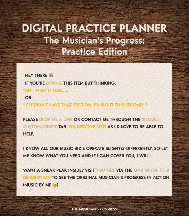 Digital Music Planner Hyperlinked Tabs, Interactive Divider Menus for ...