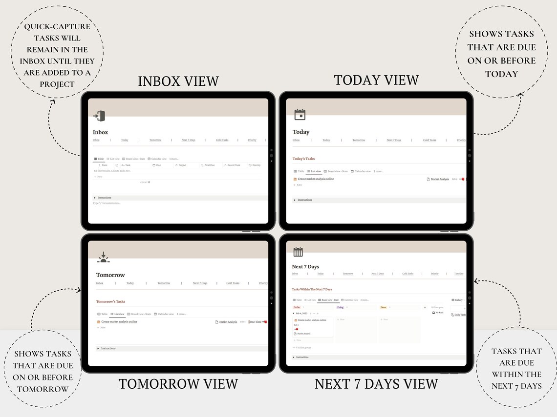 Notion Project Management OS | Notion Project Planner | Task Management ...