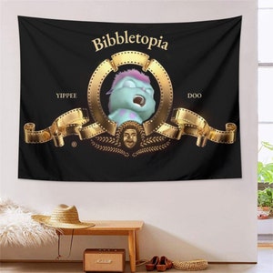 Bibble Bibbletopia Tapestry Funny Tapestries Meme Flag Wall Decor for ...