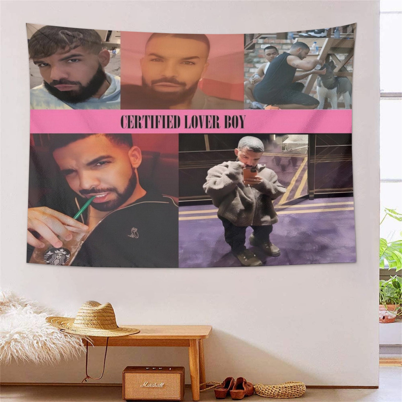 Funny Meme Tapestry BBL Drake Tapestry Wall Hanging for Home - Etsy Canada