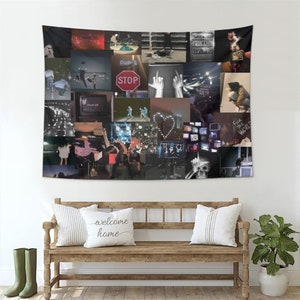 Night Life Aesthetic Collage Tapestry Hippie Rapper Art Poster - Etsy