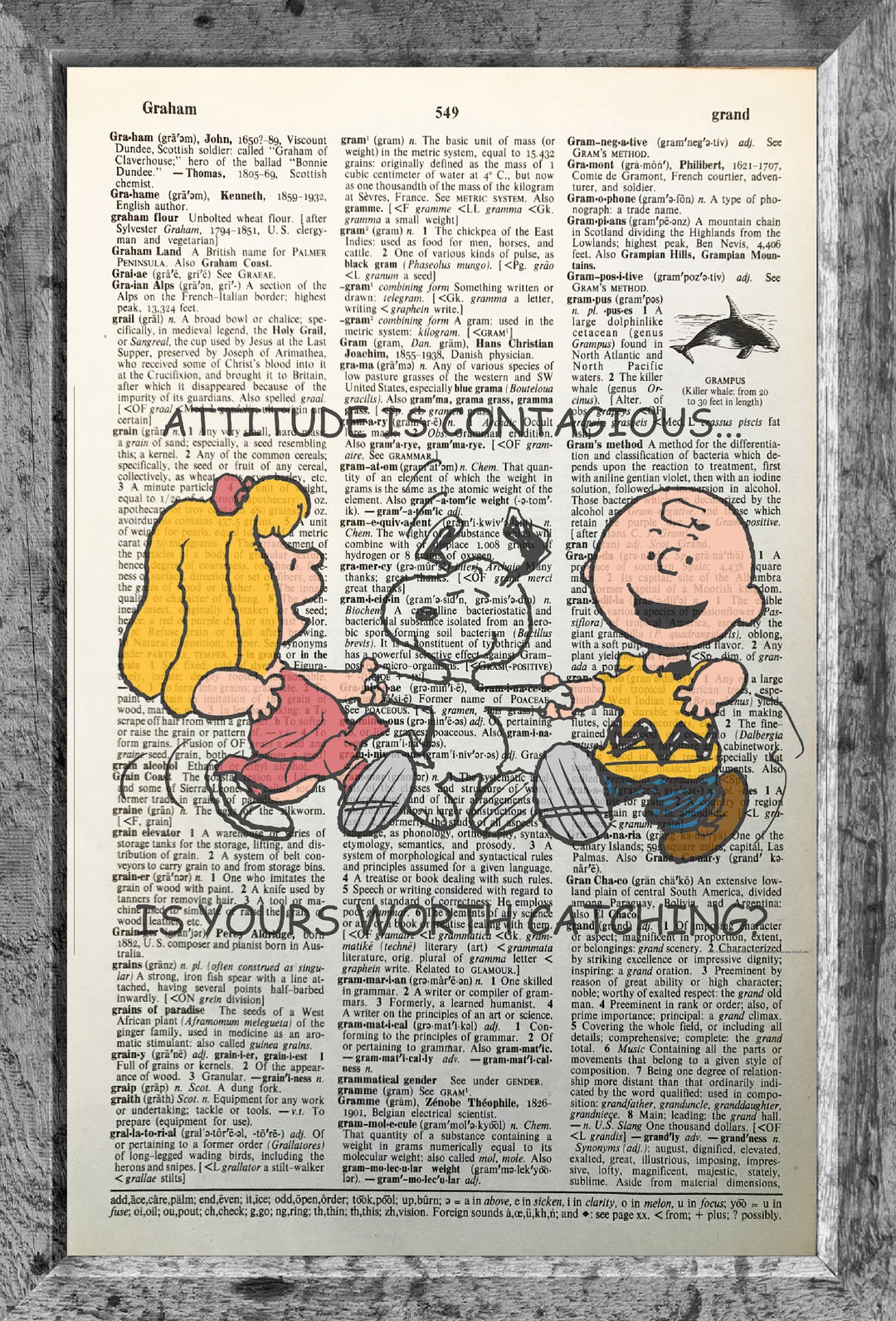 Charlie Brown Snoopy Art Dictionary Art.dictionary Arttoilet - Etsy