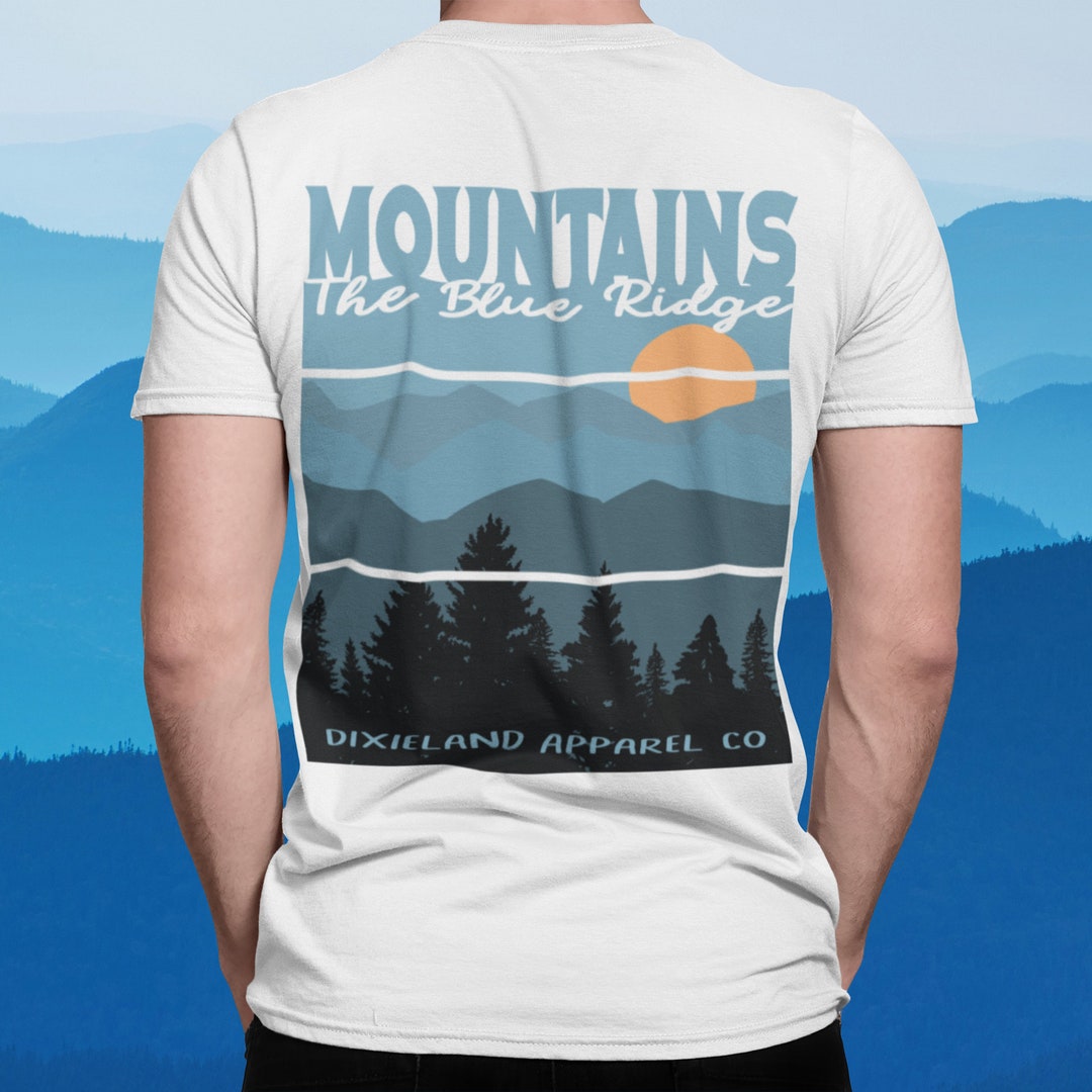 BLUE RIDGE MOUNTAINS Graphic Tee, Comfort Colors Unisex T-shirt ...
