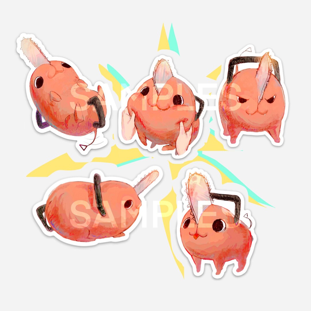 CSM Character - 3" Die Cut Stickers - Etsy