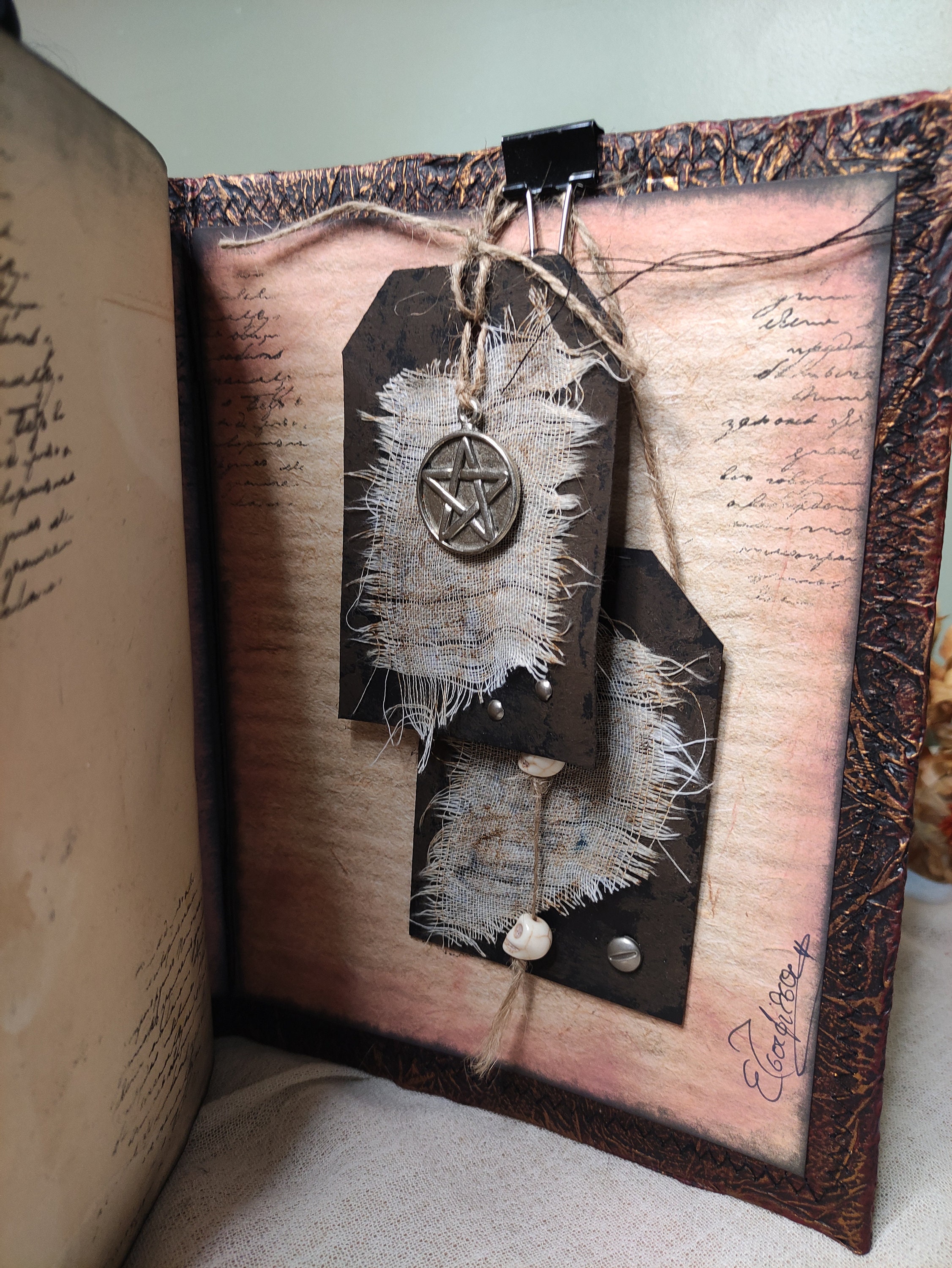 Gothic Macabre Vampire Junk Journal Handmade Notebook Vitage - Etsy