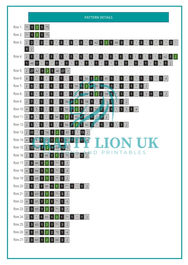 Rose Crochet Graphghan and Cross Stitch Pattern Pixel - Etsy