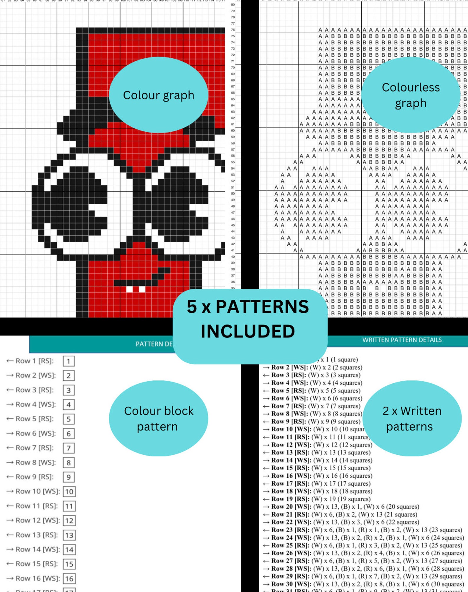 Letter D C2C Crochet Blanket Pattern | Afghan | Graphghan | Pixel ...