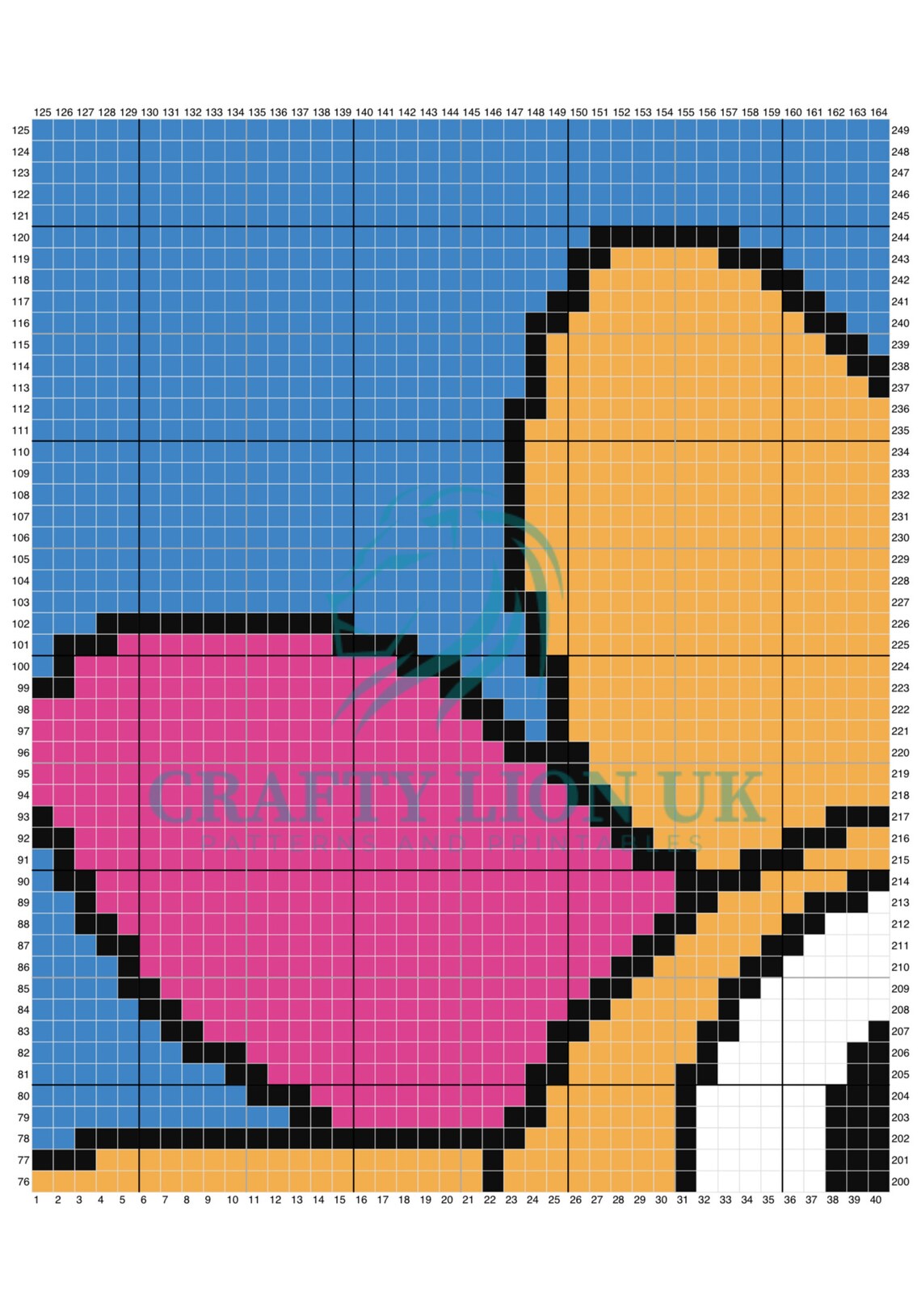 Bee Happy Flower C2C Crochet and Cross Stitch Pattern Afghan - Etsy