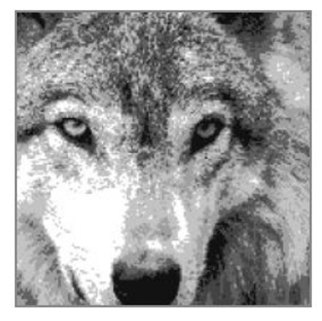 Wolf Crochet Graphghan and Cross Stitch Pattern | Afghan | Pixel ...