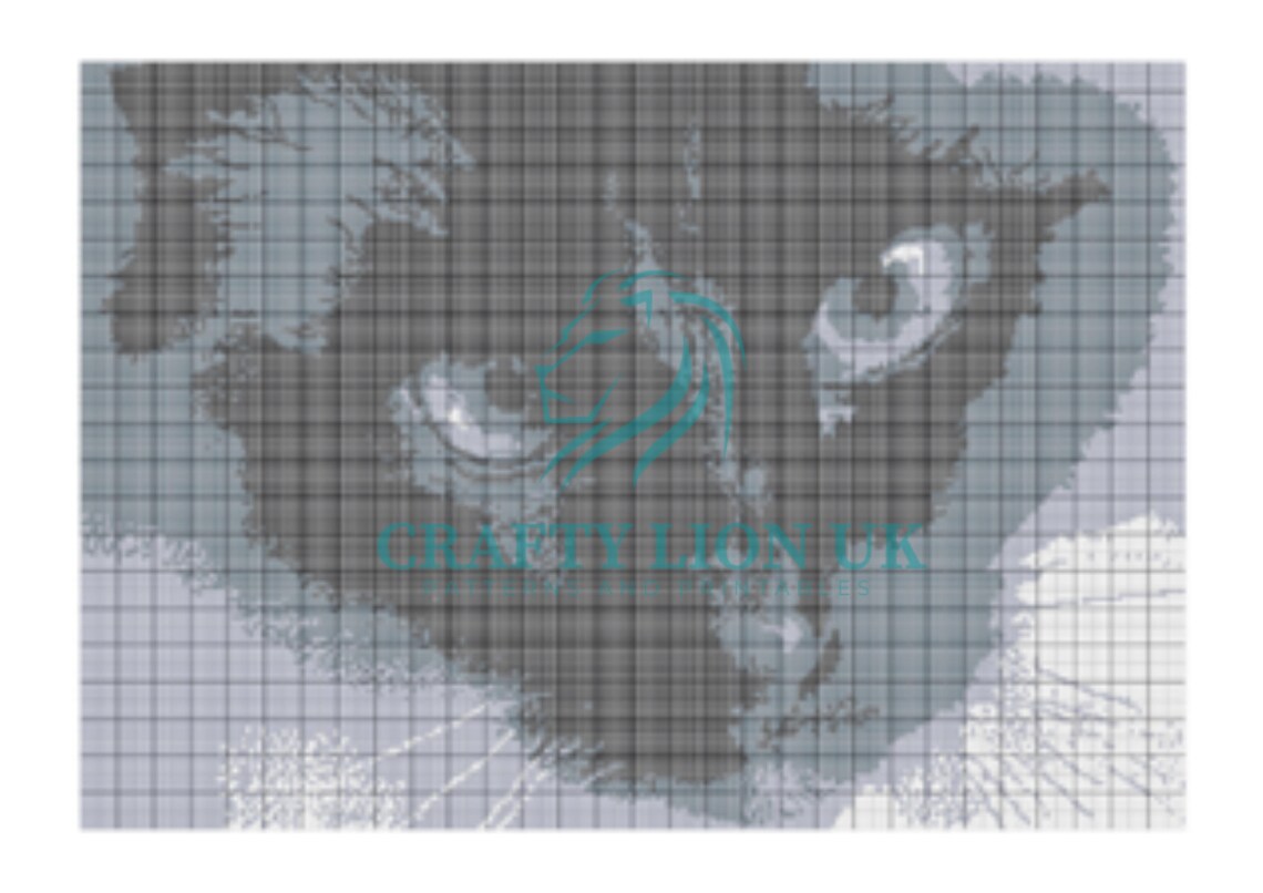 Cat Crochet Graphghan and Cross Stitch Pattern | Pixel Blanket | Afghan ...