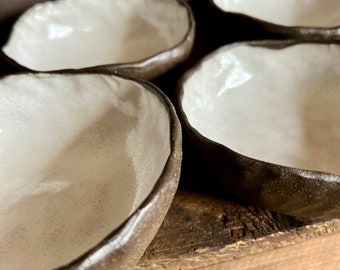 Ceramic Spice Bowl 7cm With Speckled Red Clay, Ring Dish, Pinch Pot ...